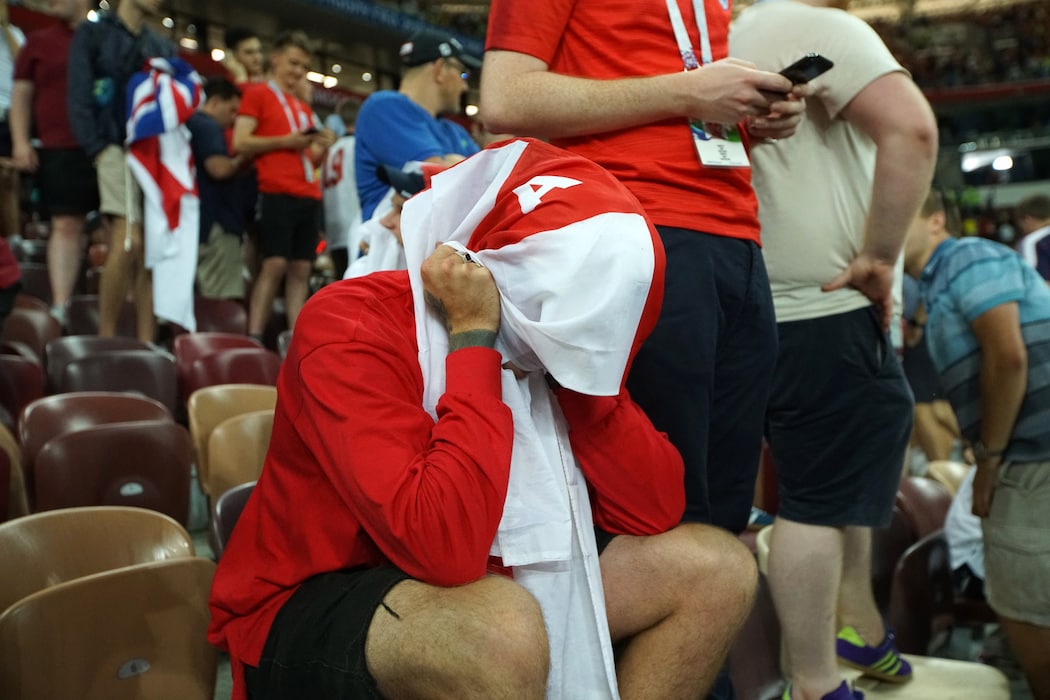 Photos That Capture the Emotion of England Fans at the World Cup Semi ...