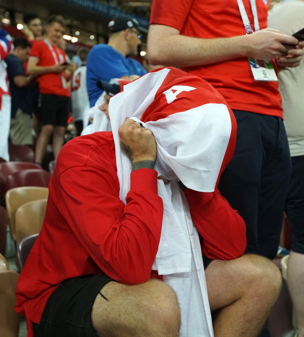 Photos That Capture the Emotion of England Fans at the World Cup Semi ...
